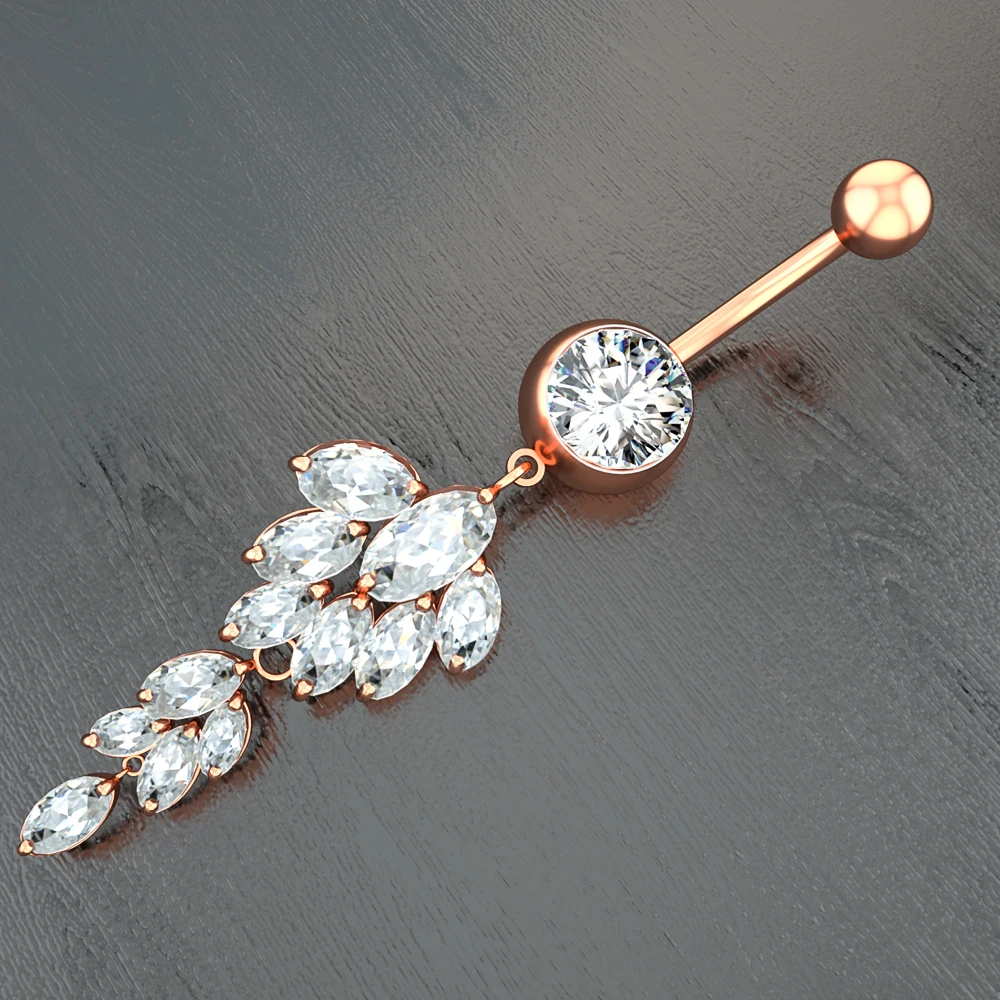 1pcs-Stainless-Steel-Grape-Skewer-Belly-Button-Rings-Zircon-Navel ...