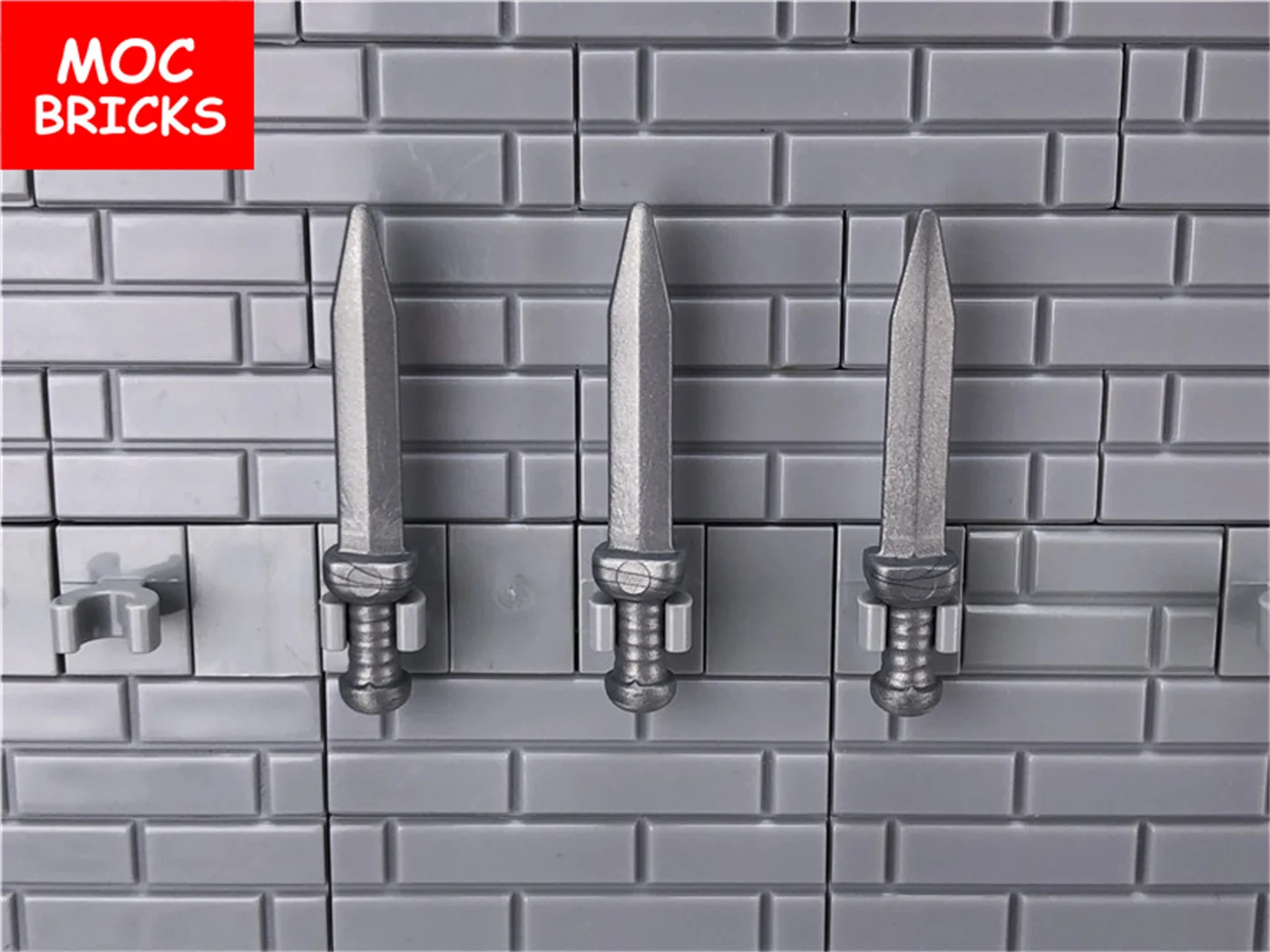 50pcs-MOC-Bricks-Weapon-Sword-Roman-Gladius-with-Thick-Crossguard-18034 ...