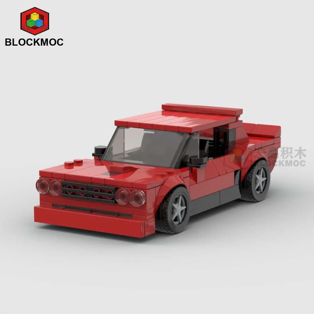 MOC Brick Abarthed 131 Rally Racing Sports Car Technical Vehicle Speed ...