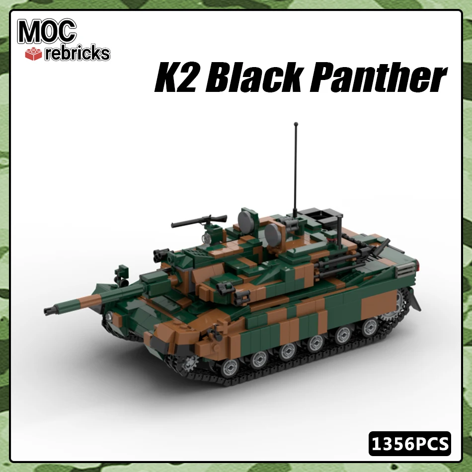 WW2-Military-Weaponry-Series-K2-Main-Battle-Tank-MOC-Building-Block ...