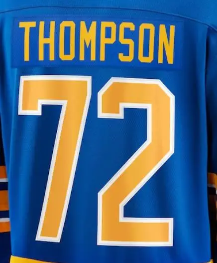 Jersey de hockey de búfalo con bordado personalizado, uniforme de ...