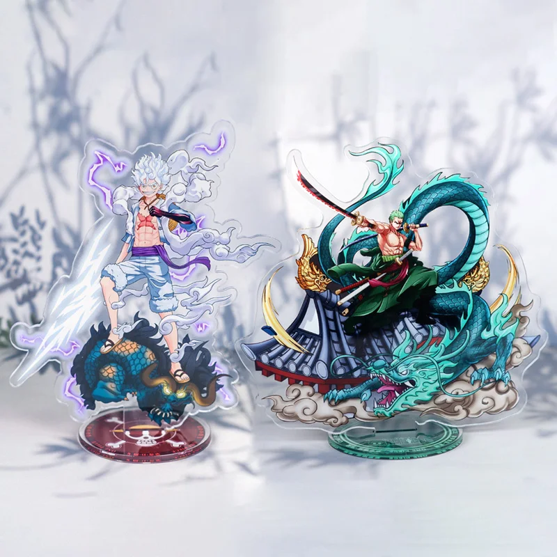 Anime One Piece Action Figure Acrylic Stand Model Toys Luffy Zoro Ace ...