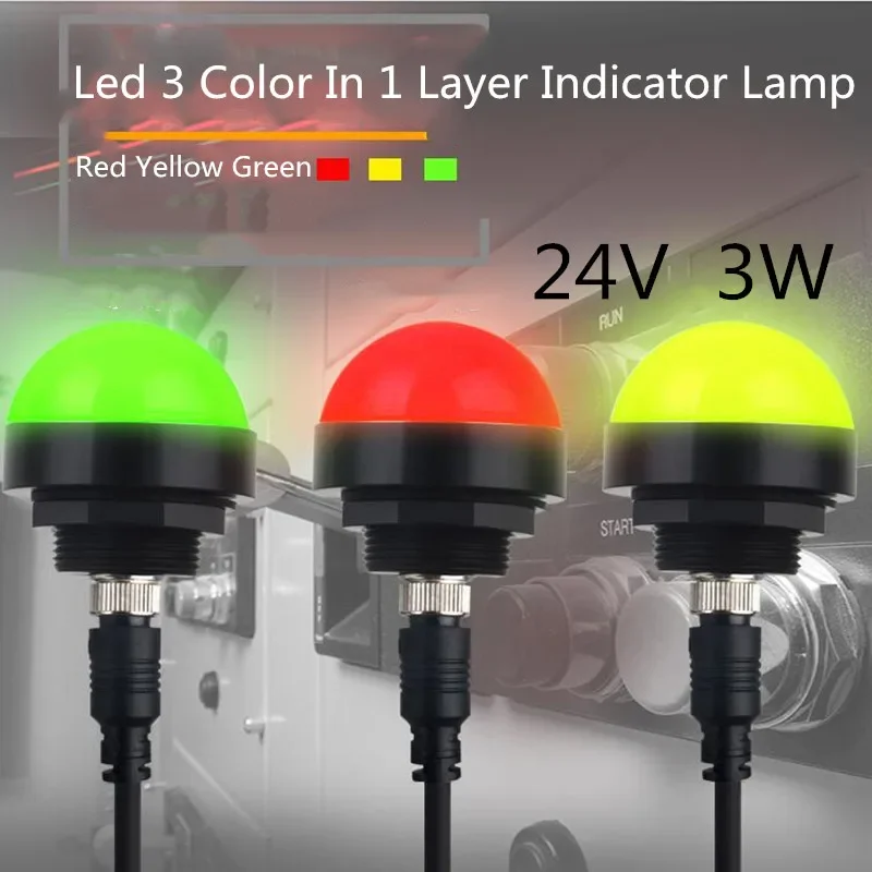 Led-3-Color-In-1-Layer-Indicator-Lamp-24V-Warning-Light-Workshop ...