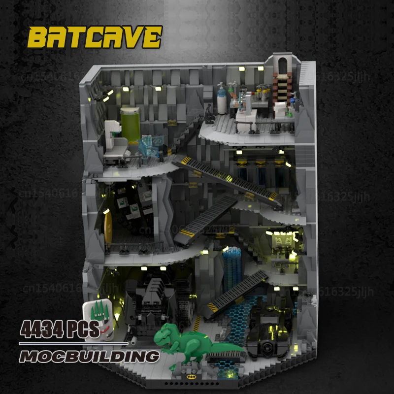 Movie Scense BatCave Moc Building Blocks Batmobile Collection Bricks ...