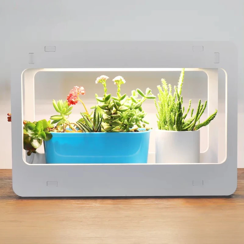 White-Indoor-Lighting-Desktop-Garden-Click-and-Grow-Mini-Led-Indoor-for ...