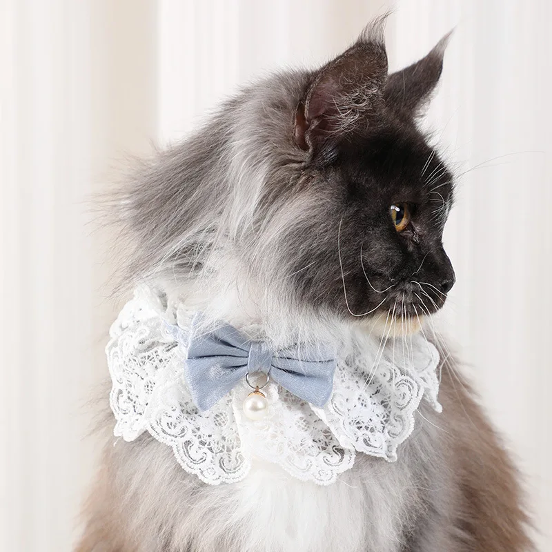 Lace-Bib-Collar-for-Cats-and-Dogs-Saliva-Collar-Bib-for-All-Seasons ...