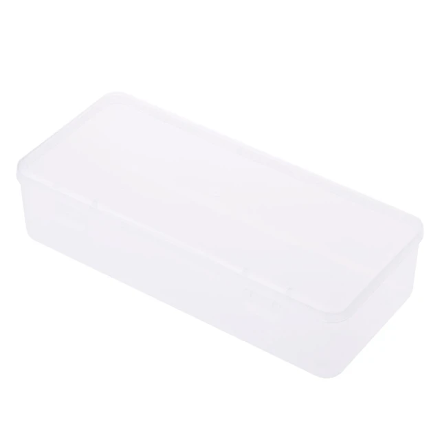 Rectangular Plastic Clear Storage Box Jewelry Container Case Bead ...