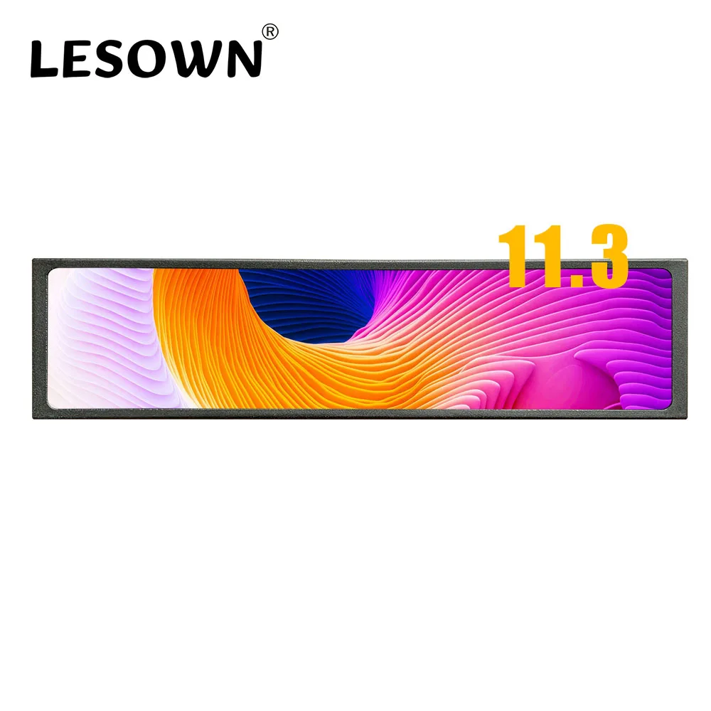 LESOWN-11-3-inch-Stretched-Bar-Long-mini-Display-Sub-Screen-Portable ...