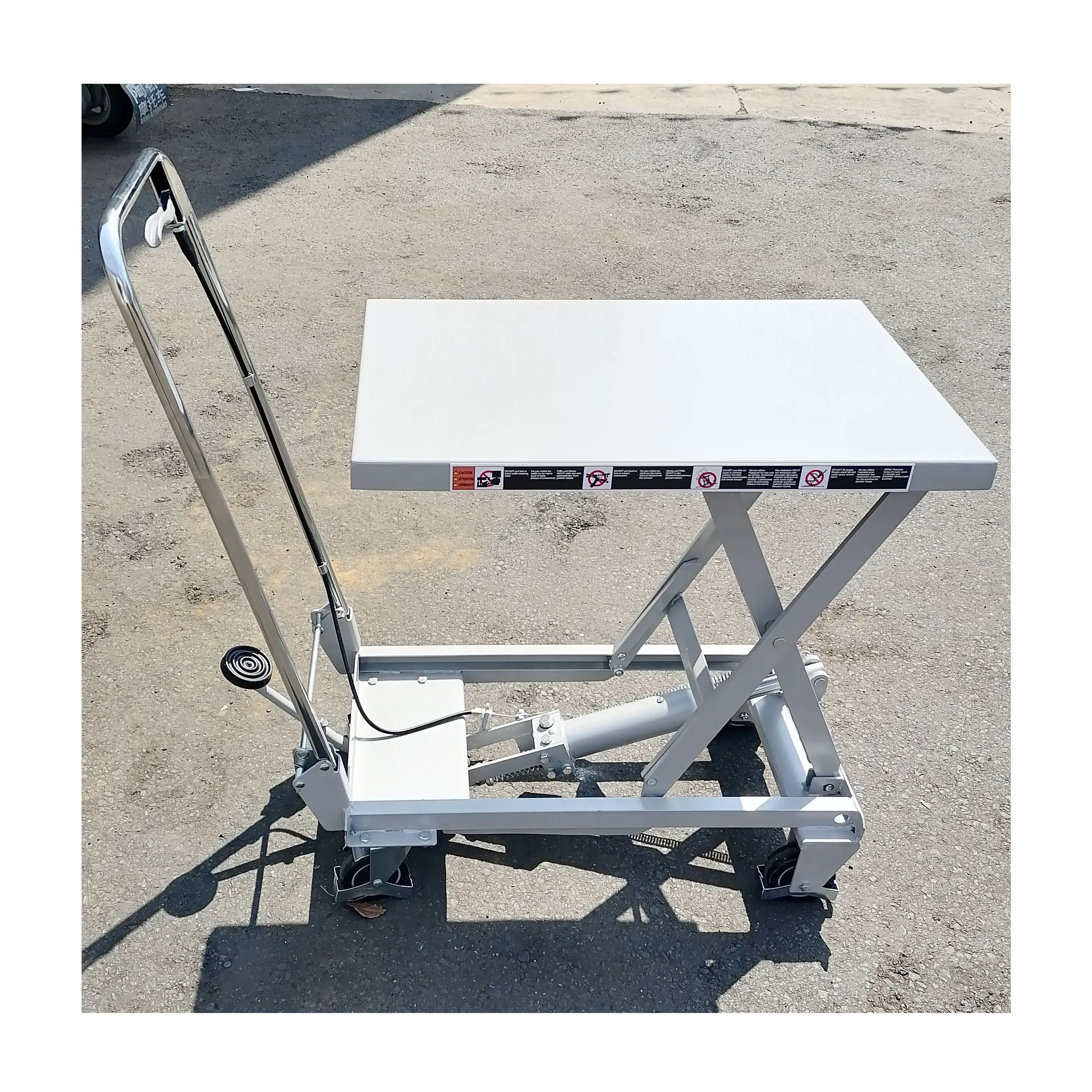 100kg-Portable-Manual-Aluminum-Hydraulic-Scissor-Lift-Table-Hydraulic ...