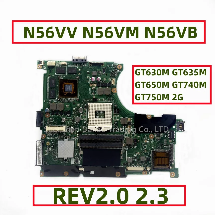 Placa-base-para-ordenador-port-til-ASUS-N56V-N56VM-N56VB-N56VV-N56VJ ...