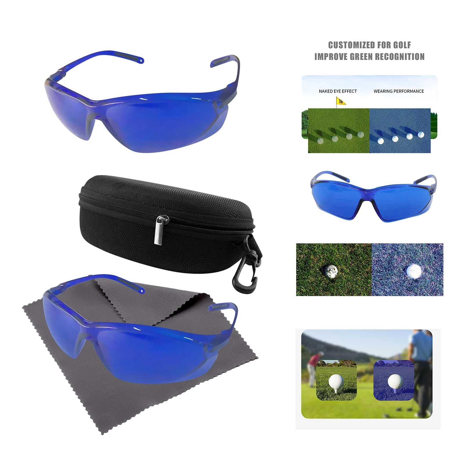 golf-Ball-Finding-Glasses-Blue-Accessory-Goggles-Unisex-Equipment-Tool ...