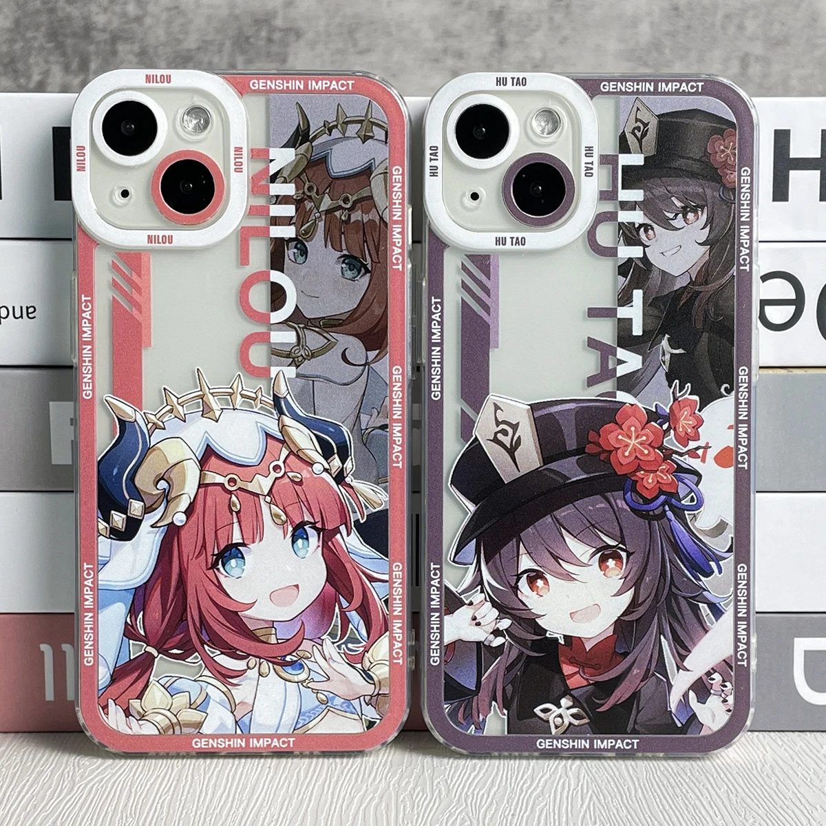 Genshin – coque de téléphone à Impact Nilou, étui souple Transparent ...