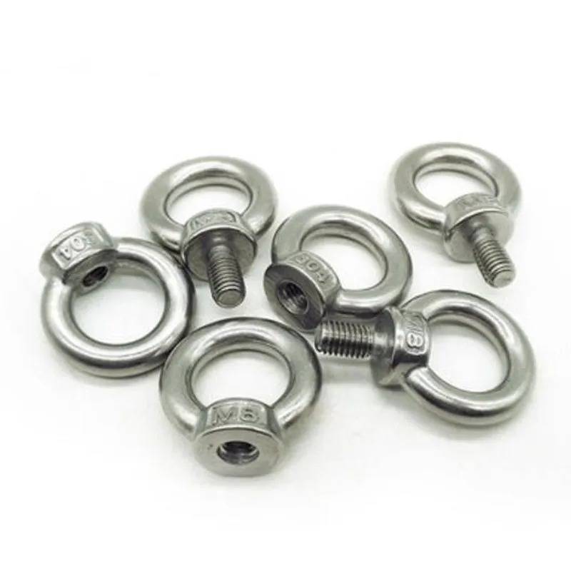 1-5pcs Lifting eye nuts/screw Ring eyebolt Ring hooking nut screws M3 ...