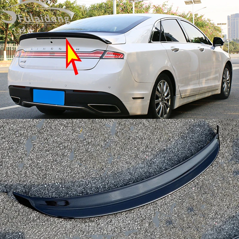 For Lincoln Mkz 2017-2020 Abs Rear Trunk Spoiler Tail Wing Trunk Lip ...