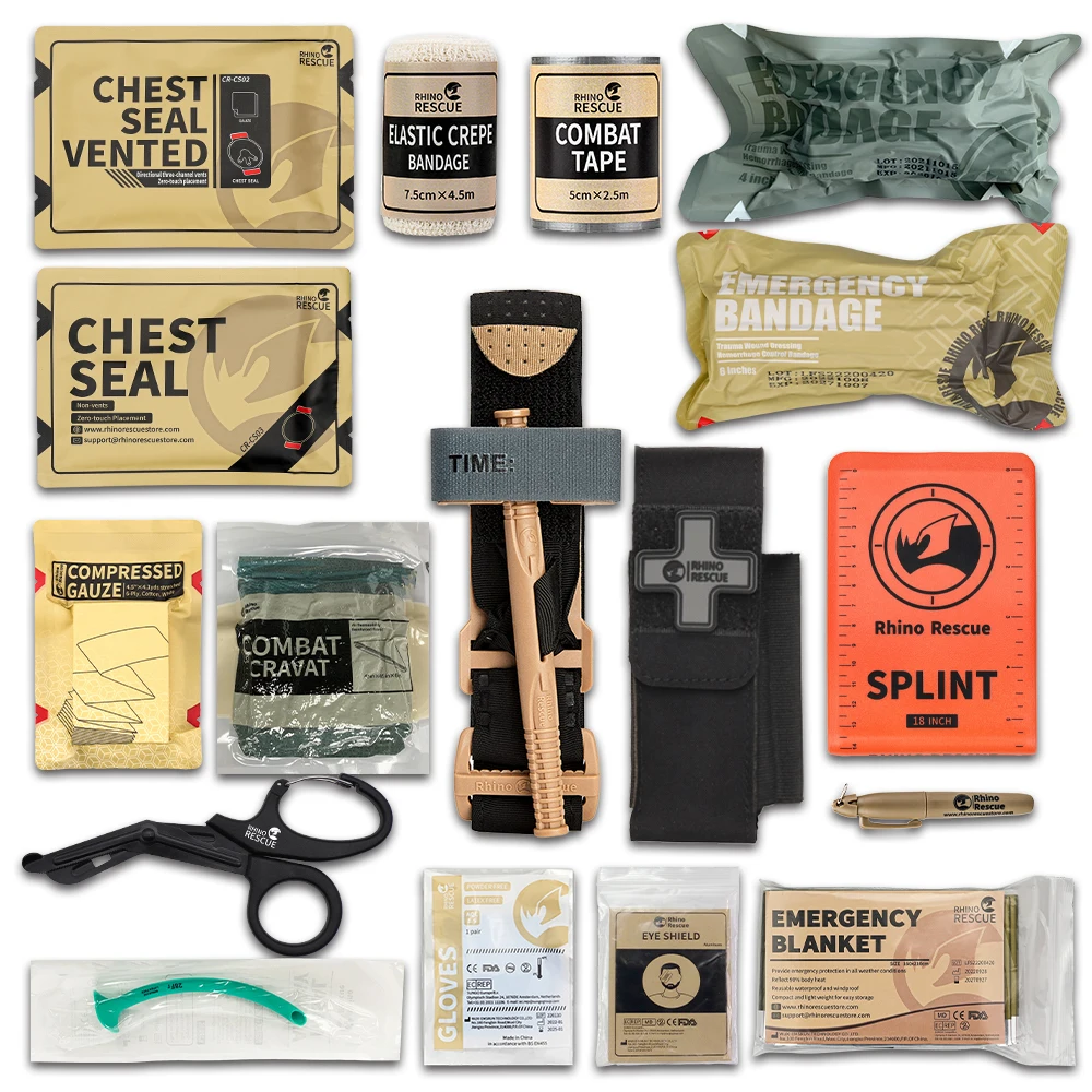 Rhino Rescue Tactical Trauma Kit A Túlélési Készlet Kültéri Sürgősségi ...