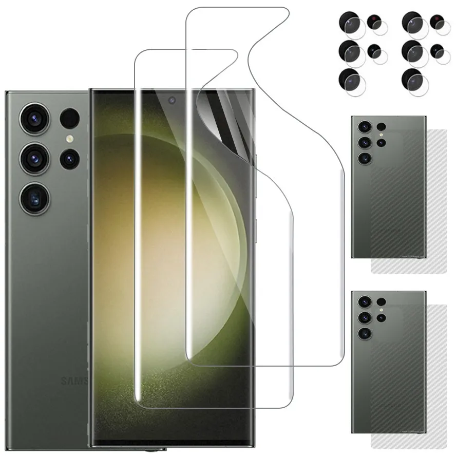 삼성 S23 울트라용 액세서리 갤럭시 S23 울트라 스크린 프로텍터 산성 S22 울트라 카메라 삼성 갤럭시 S23 울트라 플러스 하이드로겔 필름 삼성s23 울트라 소프트