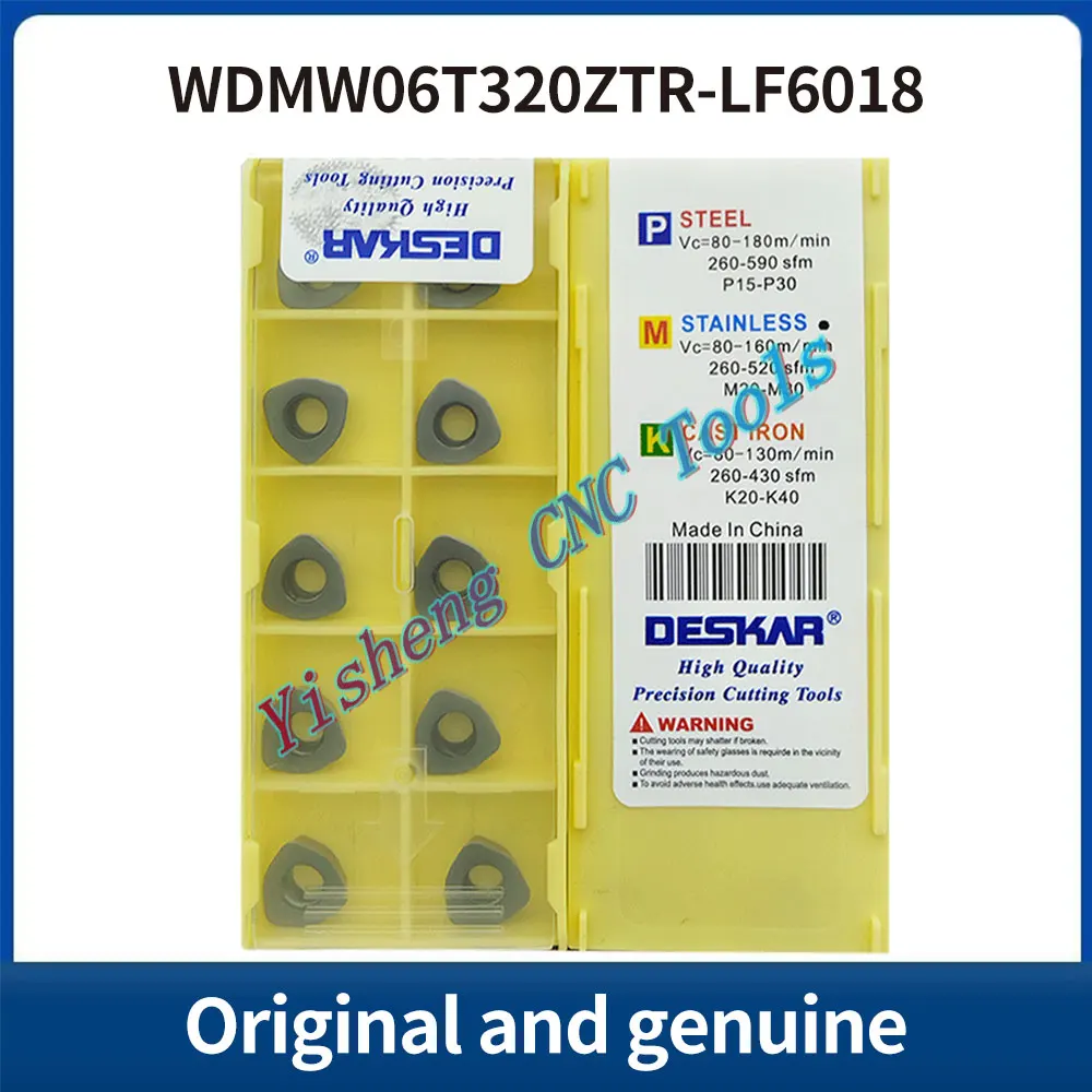 DESKAR 100% Original WDMW06T320ZTR LF6018 Original genuine CNC milling ...