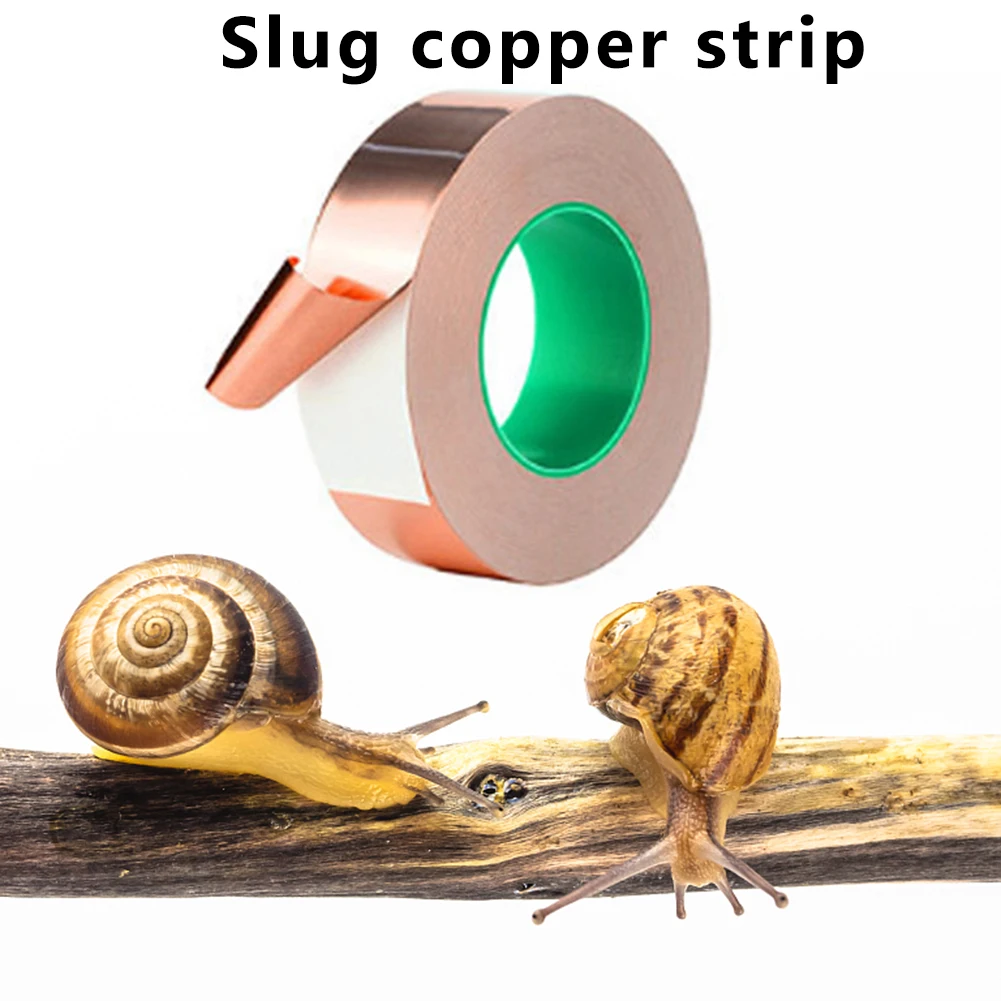 5m Conductive Copper Foil Tape Conductive Shielding Tape Self Adhesive ...