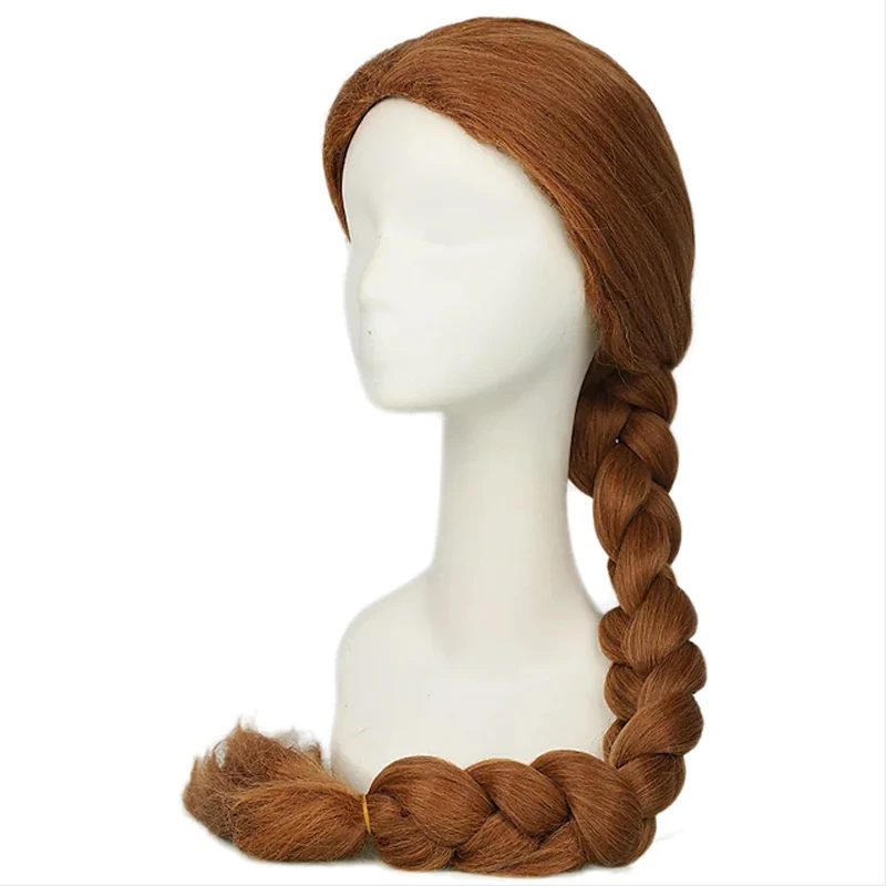 HAIRJOY-Synthetic-Hair-Shrek-Princess-Fiona-Wigs-Ultra-long-Brown-Braid ...