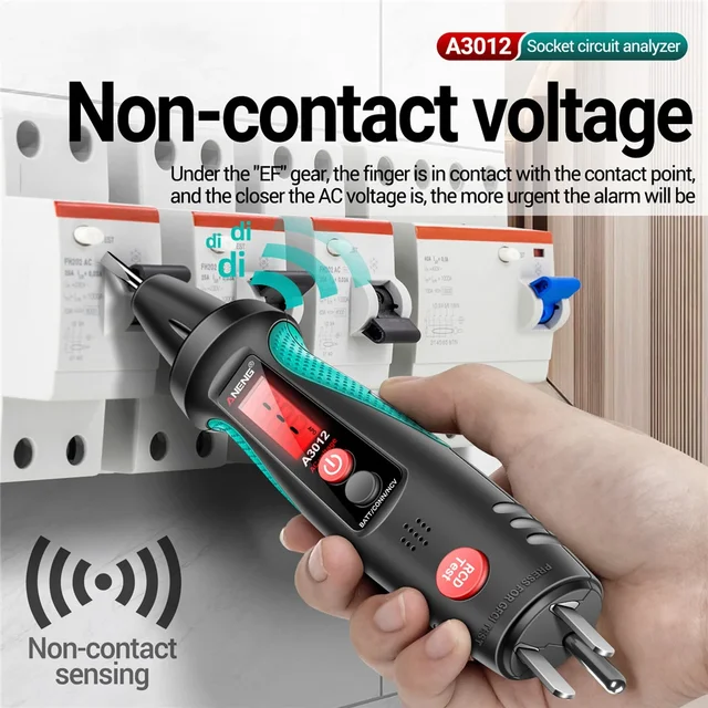 ANENG A3012 Multifunctional Socket Circuit Analyzer AC/DC Voltage ...