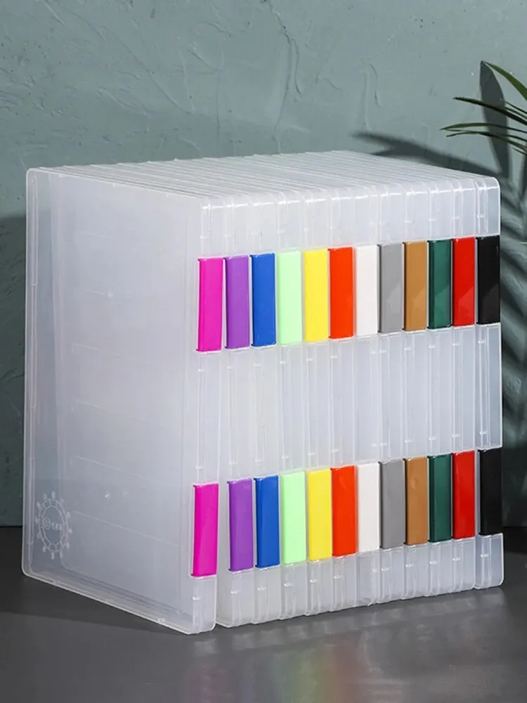 1PC-Transparent-File-Box-A4-Plastic-PP-File-Box-For-School-Students ...