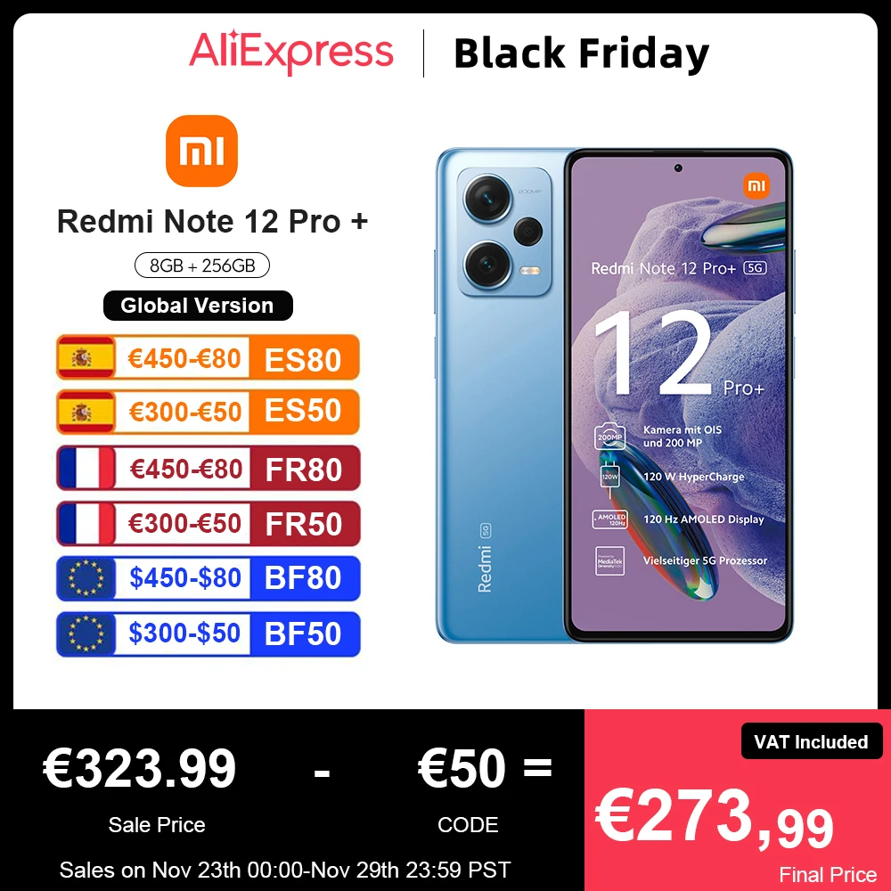 Global-Version-Xiaomi-Redmi-Note-12-Pro-Plus-5G-Smartphone-NFC-8GB ...