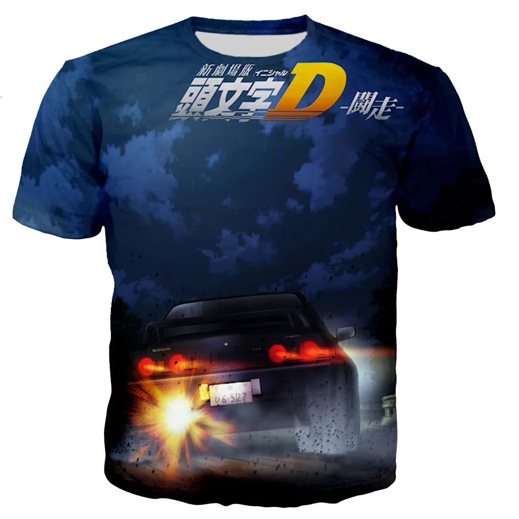 New-Movie-Initial-D-T-Shirts-Men-women-3D-Initial-D-Printed-T-shirt ...