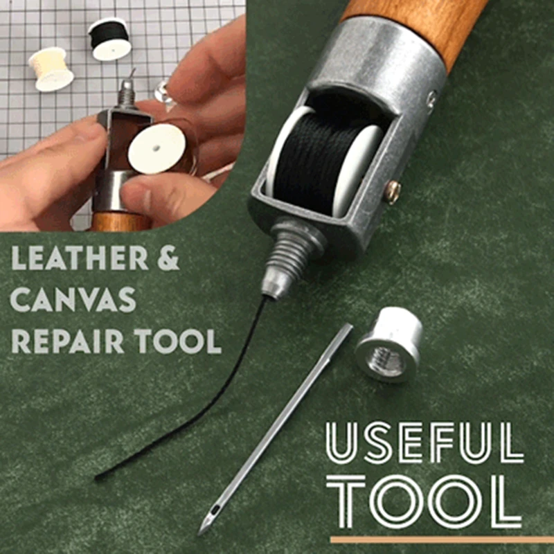 Leather Sewing Awl Kit Hand Stitcher Set Lock Stitching Hand Stitcher ...