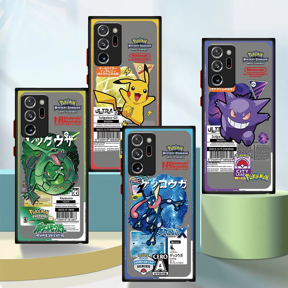 Caso-de-telefone-r-gido-Pok-mon-para-Samsung-Galaxy-PC-Cover-S20-FE-S23 ...