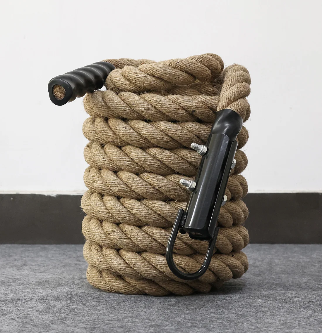 Jute Battle Rope With Hook 38/50mm Power Training Rope Climbing Rope ...