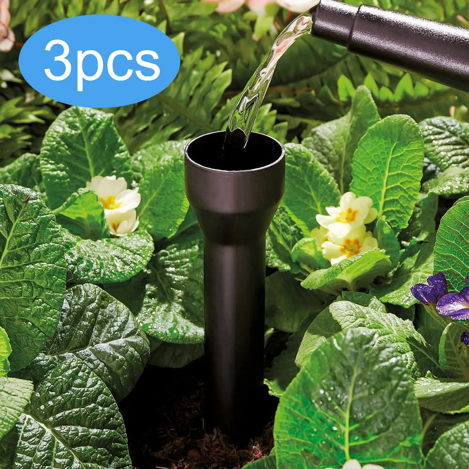 3 Pieces Drip Irrigation Stakes Roots Watering and Fertilizing Spikes ...