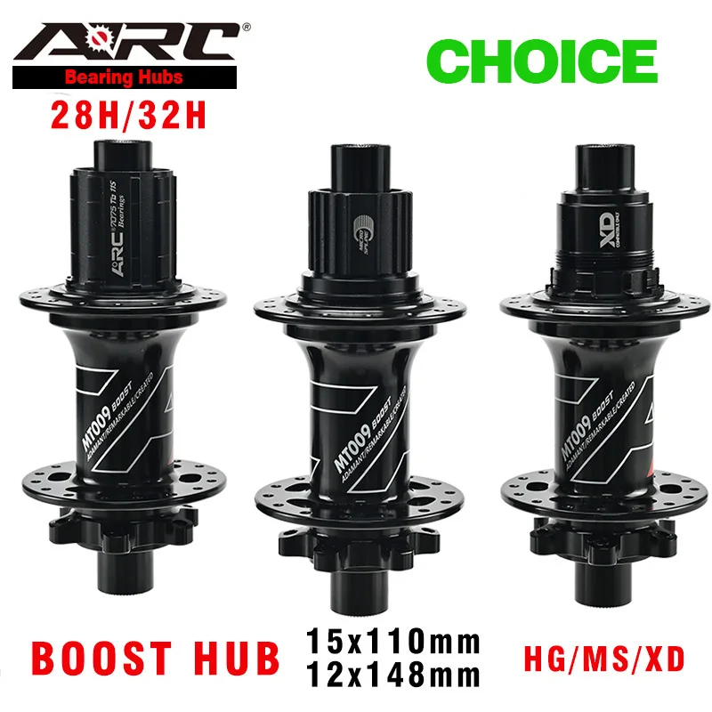 ARC-Boost-Hub-4-Bearings-MTB-Hub-6-Pawls-3-Teeth-15x110-12x148-for ...