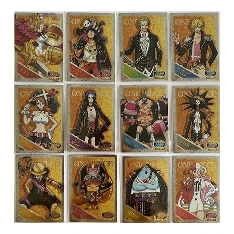 Anime-One-Piece-SSP-Series-Collectible-Cards-Luffy-Zoro-Nami-Robin-Uta ...