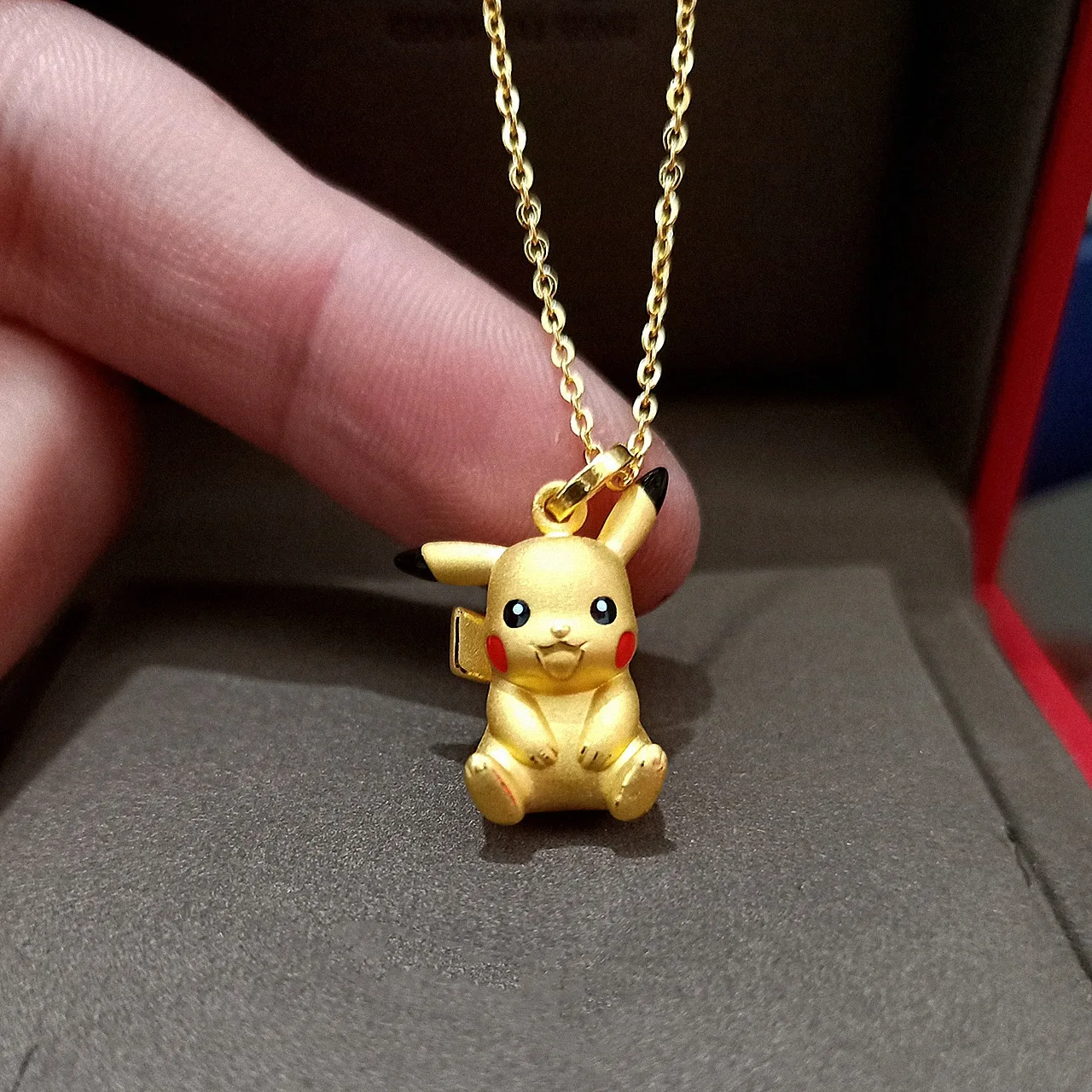 Collar-de-Anime-Pokemon-Pikachu-para-ni-a-cadena-de-cuello-con-colgante ...
