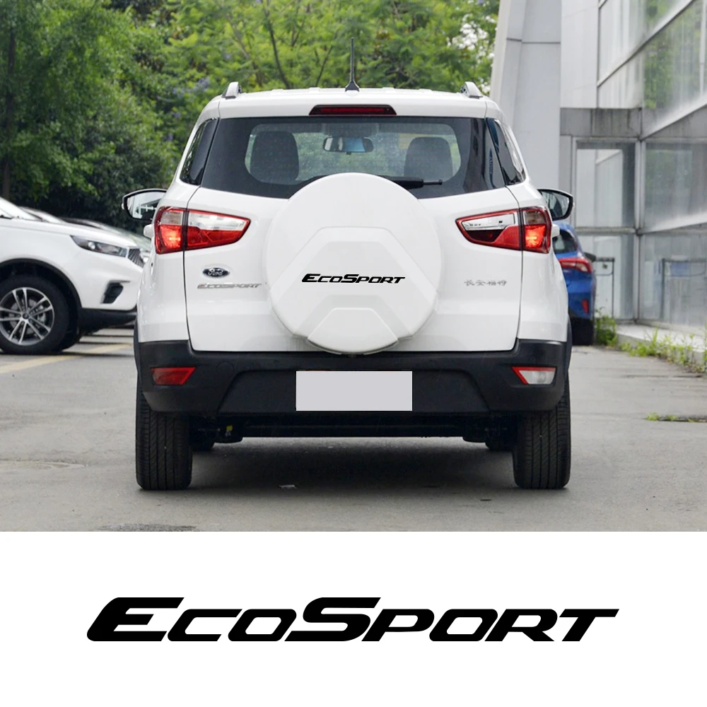 Car Spare Tire Stickers For Ford Ecosport Graphics Easy Words Styling ...
