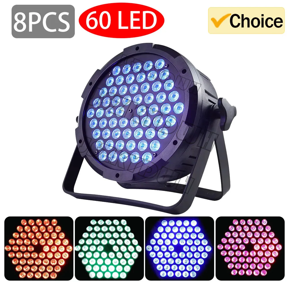 60-3W-Professional-Stage-Lights-60LED-Voice-Controlled-Par-Lights ...
