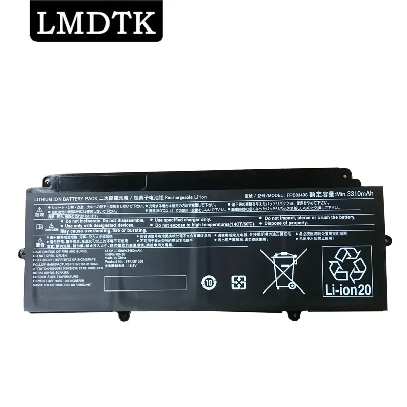LMDTK New FPCBP536 FPB0340S Laptop Battery For Fujitsu LifeBook U937 ...