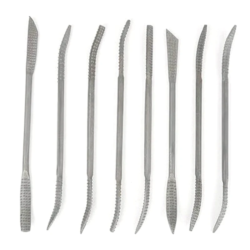 Wood-Riffler-File-Set-8PCS-200Mm-Double-Ended-Burrs-For-Woodworking ...