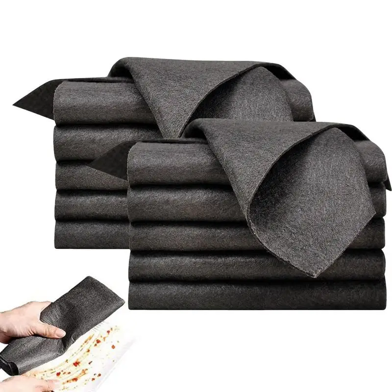 Magic Cleaning Cloth Thickened Microfiber Glass Cleaning Cloth Rags ...