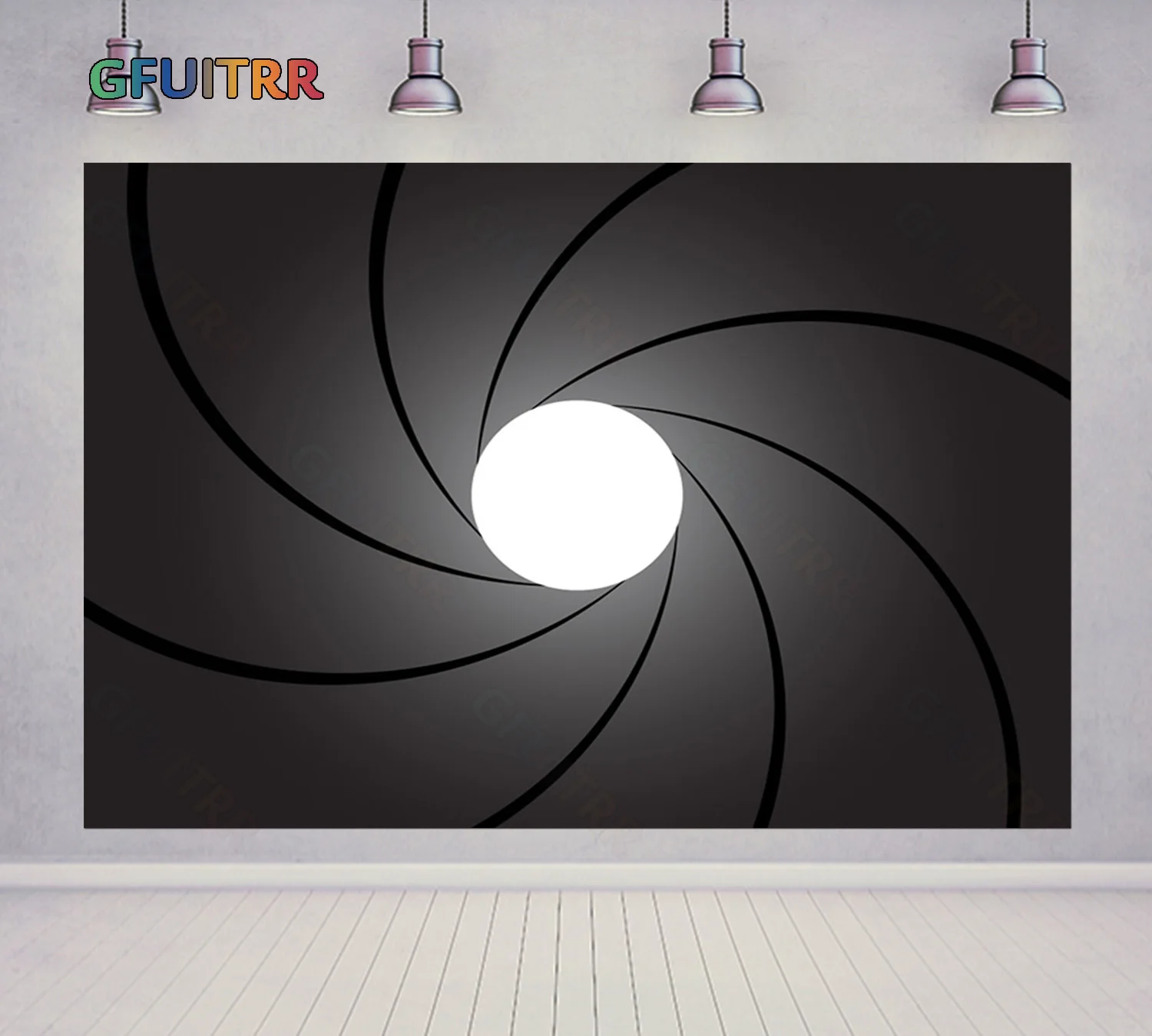 GFUITRR James Bond 007 Photography Backdrop Birthday Party Background ...