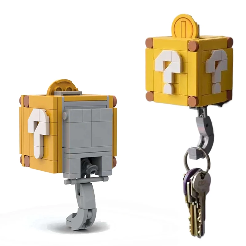 Super-Mario-Bros-Hooks-Adhesive-Key-Hook-Anime-Assembling-Model-Cartoon ...