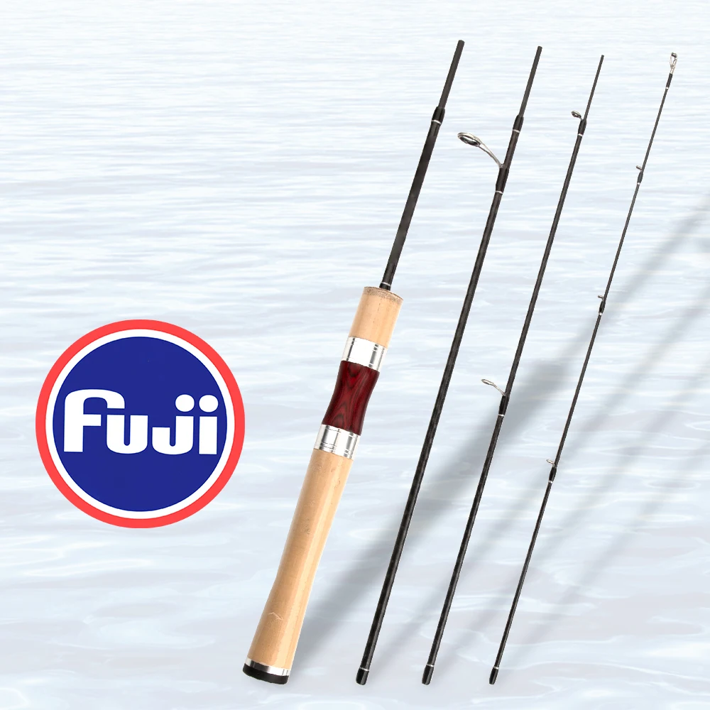 1-5m-Fuji-Guide-Ultralight-Cork-Handle-Fishing-Rod-Carbon-4-Sections ...