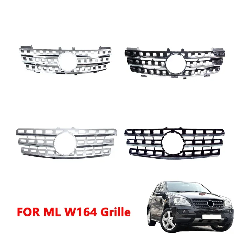 Front-Grille-Grill-Bumper-For-Mercedes-Benz-M-Class-ML-W164-ML300-ML350 ...