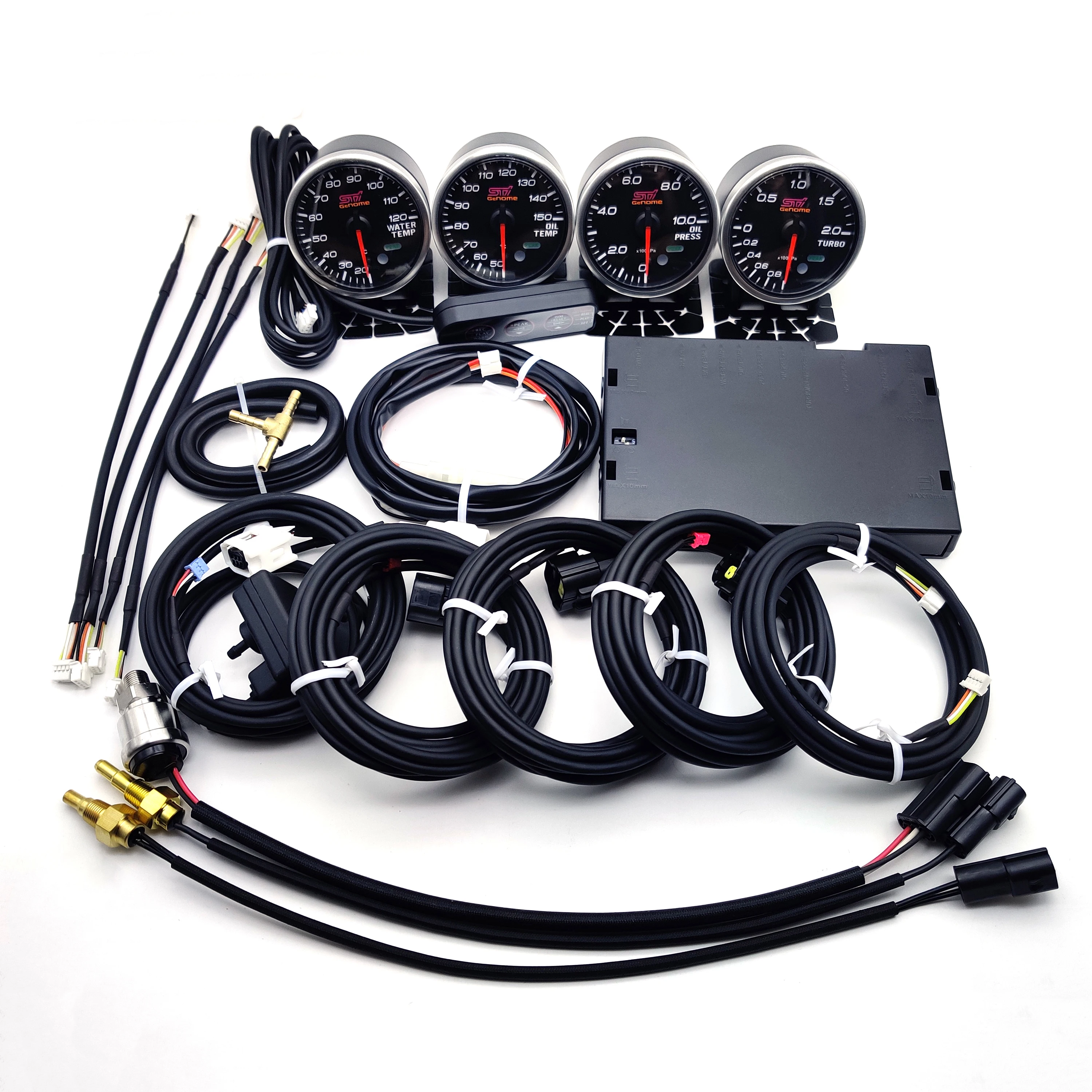 60mm-STI-Genome-water-temp-oil-temp-oil-press-Boost-gauge-FORESTER-LEGACY-OUTBACK-Impreza ...