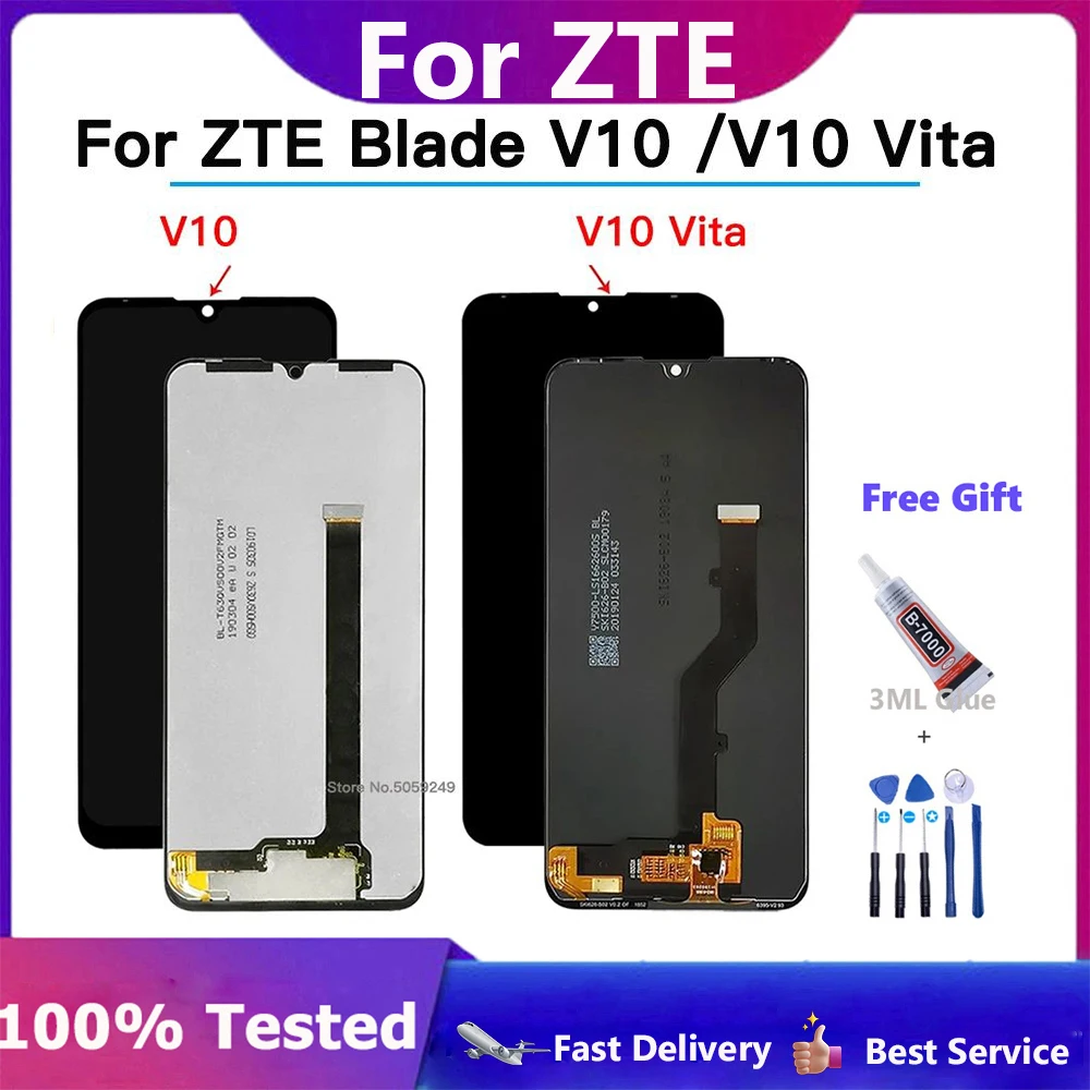 High Quality For ZTE Blade V10 Vita LCD Display Touch Screen Digitizer With Frame LCD for ZTE ...