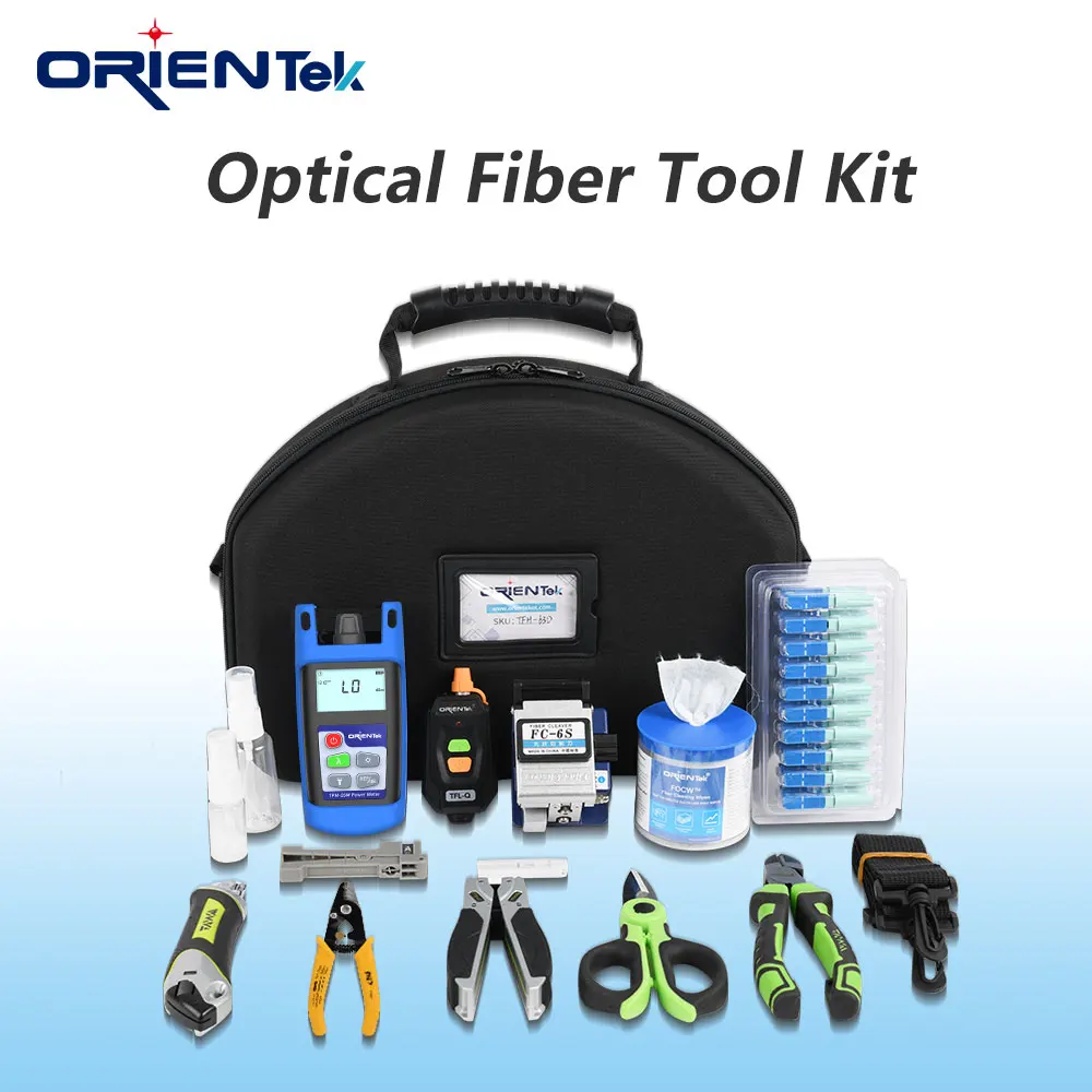 Orientek-Fiber-Optic-Tools-Bag-Optical-Fiber-Kit-With-Power-Meter-FIS ...