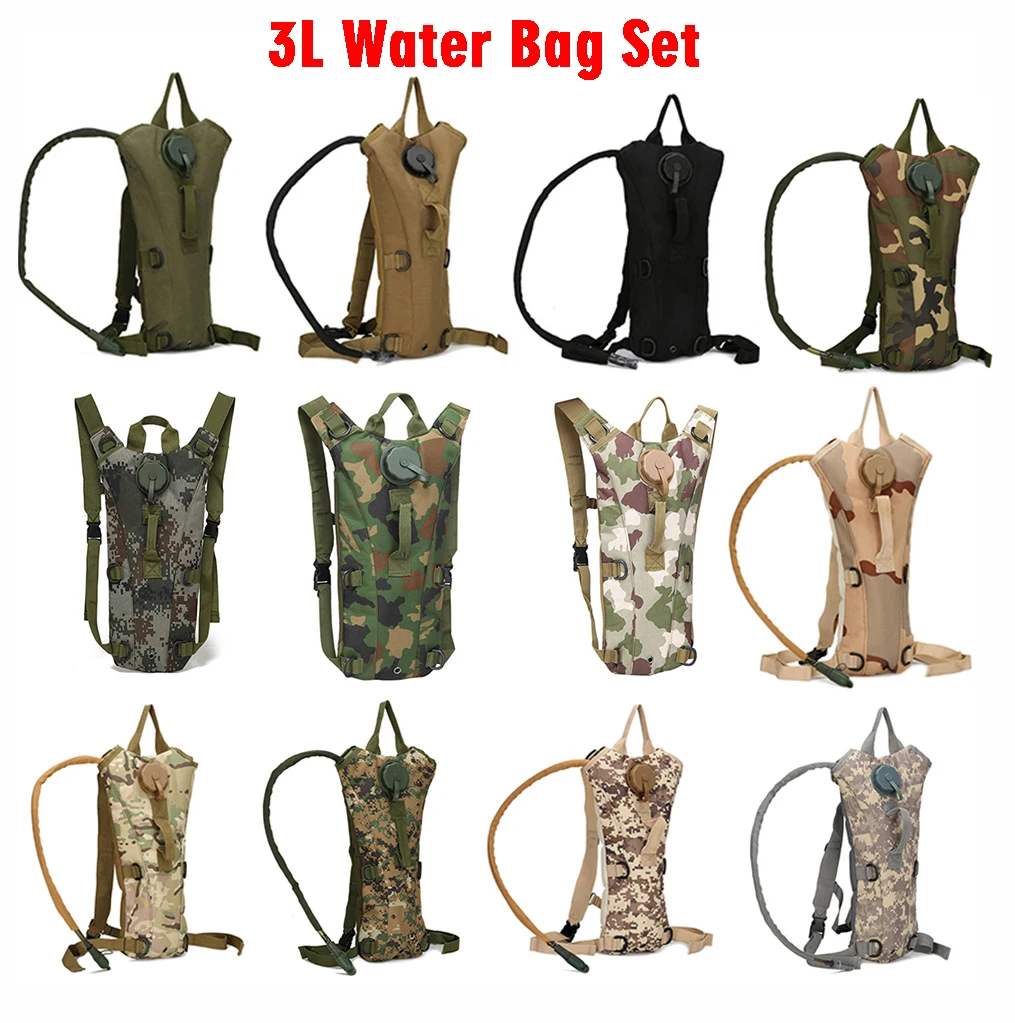 3Liters-Water-Bag-Backpack-Camouflage-Portable-Water-Bladder-Pack ...