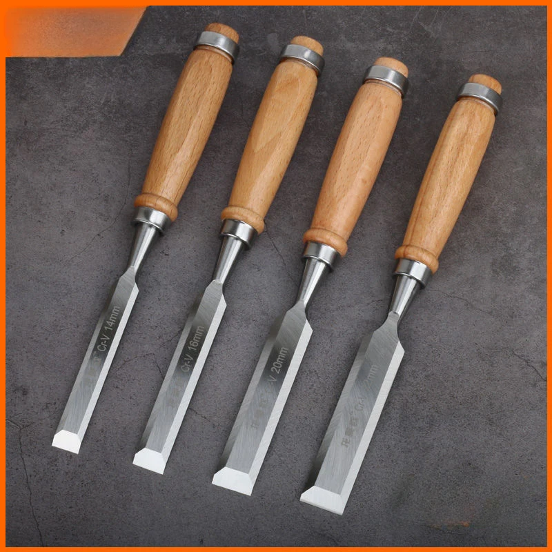 New-Wood-Chisels-Set-Sharp-Chrome-Vanadium-Steel-Wood-Carving-Chisels-with-Beech-Handles ...