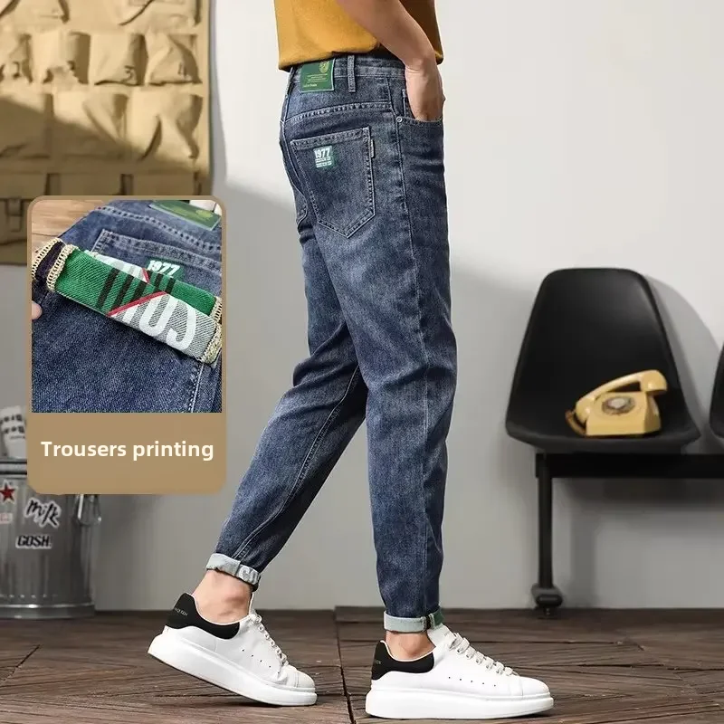 Fashionable-High-end-Embroidered-Jeans-For-Men-Trendy-Spring-Autumn-New ...