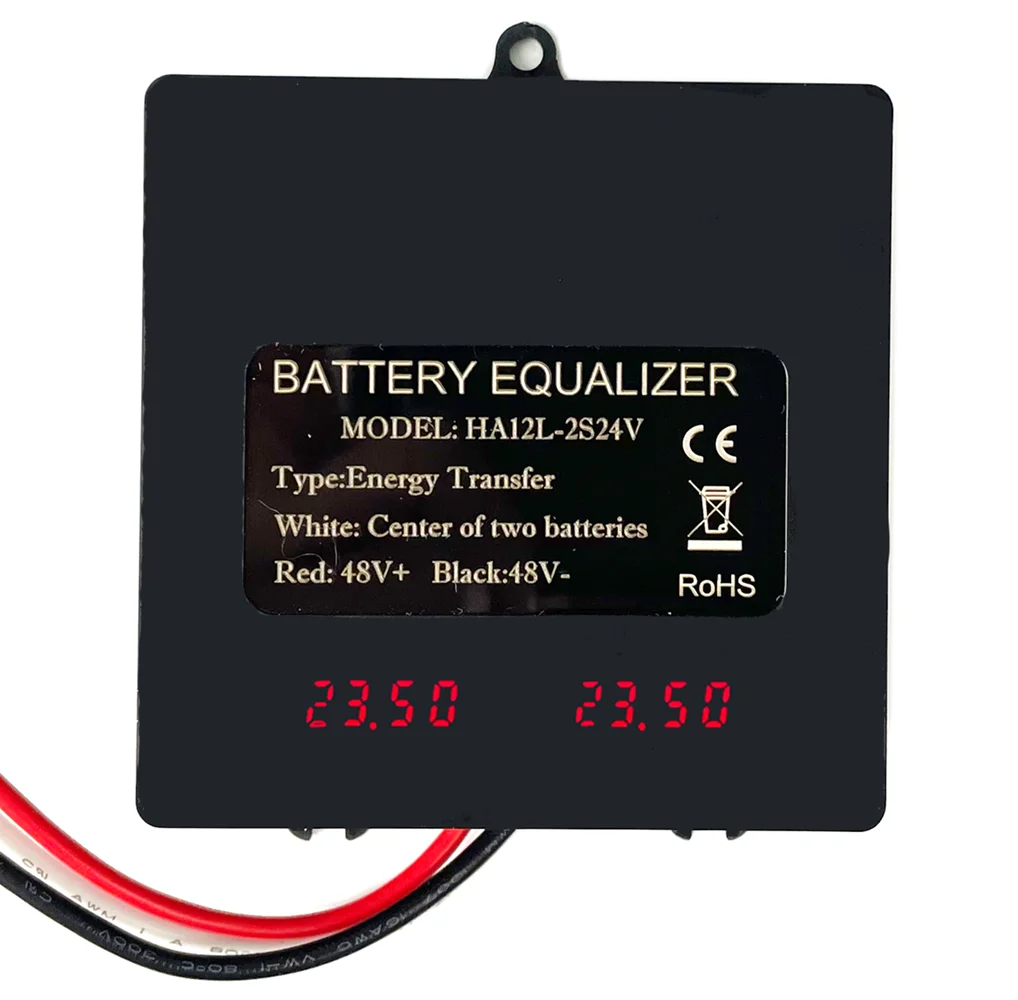 HA12L-2S24V Battery Balancer Equalizer 2x24V Battery Balancer with LCD ...
